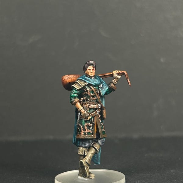 Male Elf Bard Half Elf Eladrin Miniature 28mm 32mm54mm75mm 100mm Scales Dungeons And