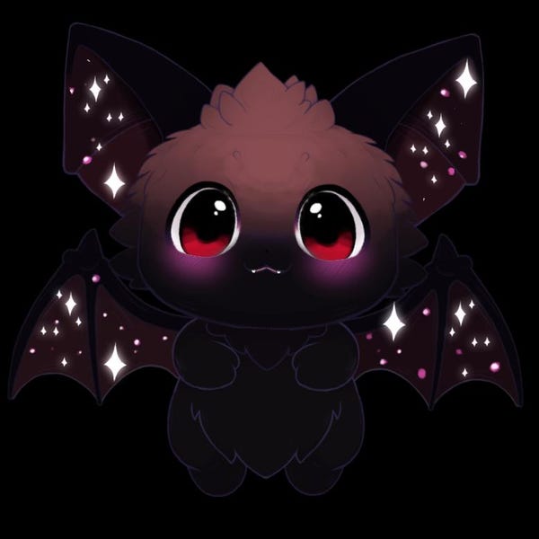 Premade Vtuber Model - Vampire Bat Live2d - Halloween Bat Avatar ...