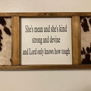 Custom Cowhide Sign - Etsy