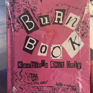 Burn Book Font, Burn Book Alphabet, Burn Book Letters, Mean Girls Party ...