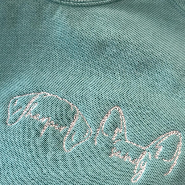 Lab Dog Ear Outline SVG, PNG, PES Digital Download for Cricut and ...