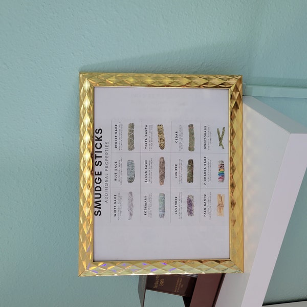 Smudging Instructions Double-sided Sage Information Card | Smudging ...