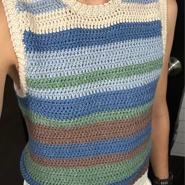 Scrap Vest Crochet Pattern (digital Download Only) - Etsy