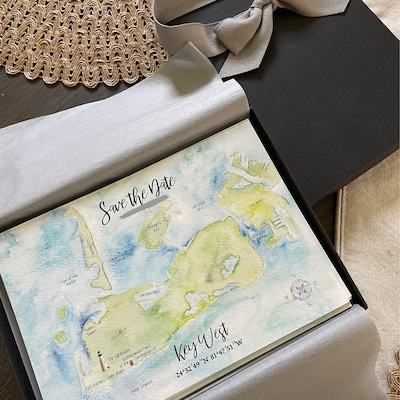 Cape Cod Watercolor Map - Etsy