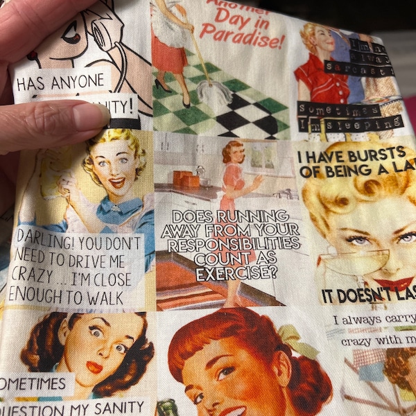 Retro Vintage Newspaper Fabric Newspaper Print Fabric 100% Cotton ...