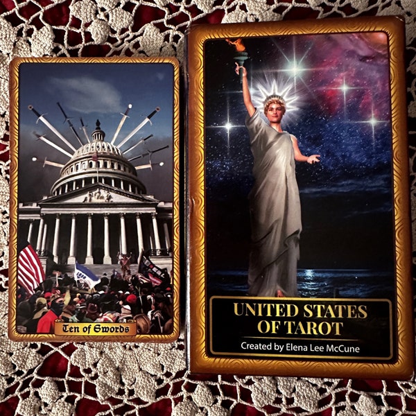 United States of Tarot Deck: Political Tarot With Guidebook - Etsy