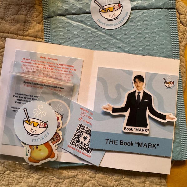 Mark Lee Magnetic Bookmark - Etsy