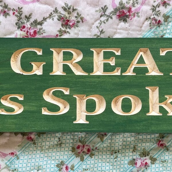 The Great Oz Has Spoken Sign, the Great Oz, Wizard of Oz Wall Decor ...