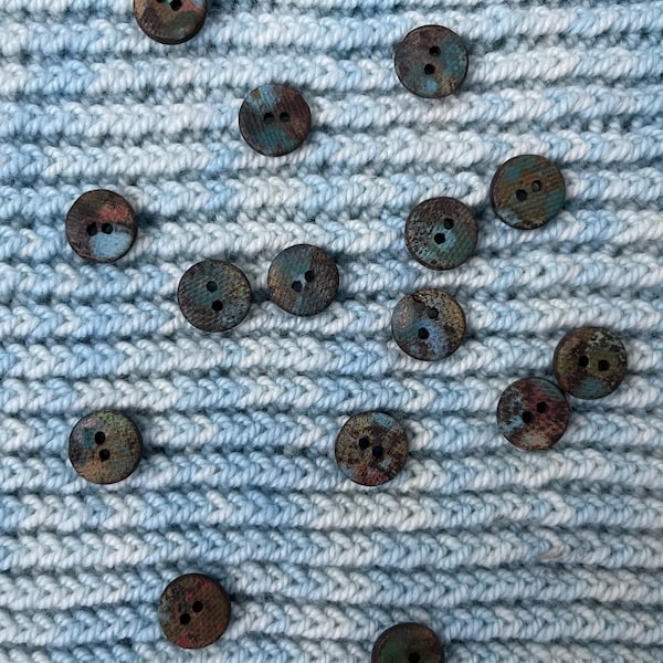 Artisan Hand Made Buttons-porcelain Buttons Button-funky Button-white ...