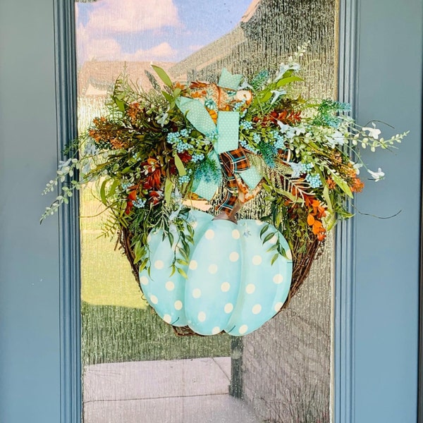 Day of the Dead Bright Pink and Orange Sugar Skull Wreath for Front ...