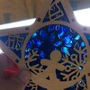 Star Shape Christmas Tree Decorations Craft Hanging Bauble Snowy Scene ...