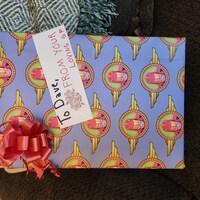 SCIENCE GIFT WRAP Scientist Medical Chemist Physics Inspired Wrapping ...