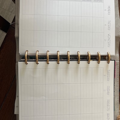 Editable Classic Happy Planner Monthly Calendar Inserts, Printable ...
