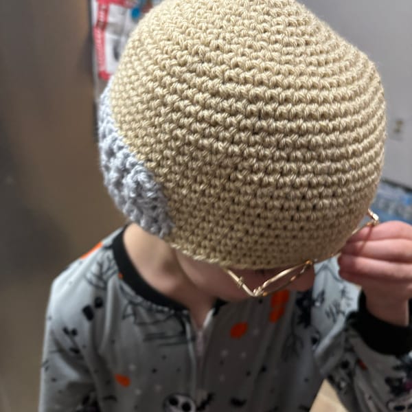 Crochet Pattern, Brain Beanie, Brain Hat, Crochet Brain, Science Crochet, Crochet Halloween ...