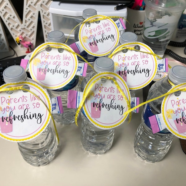 Parents Like You Are so Refreshing Lemonade Gift Tags, Lemonade Tags ...