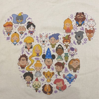 Mini Villains Cross Stitch Pattern Villains Mini Pixel - Etsy