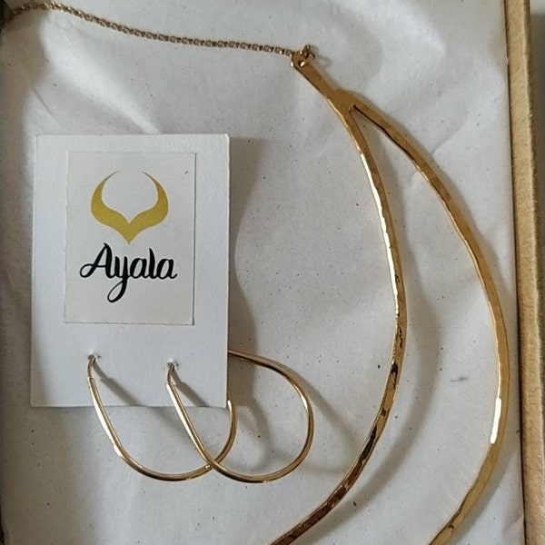 Trio Bangles Gold Handmade Bangle Rustic Bangle Stacking Bangle ...