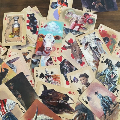 1ST DECK Western Art Playing Cards - Etsy