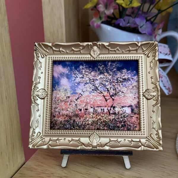 Victorian Garden Miniature Dollhouse Art Picture 8039 - Etsy