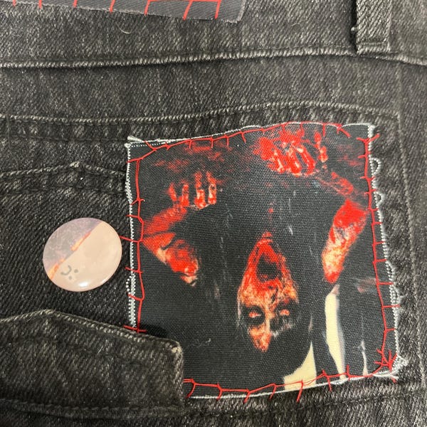 Horror Back Patch - Etsy