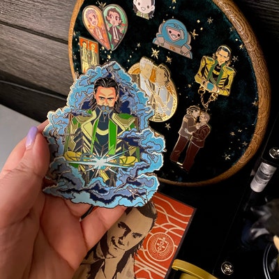 Loki Fantasy Pin, God of Mischief Pin, Marvels Pin - Etsy