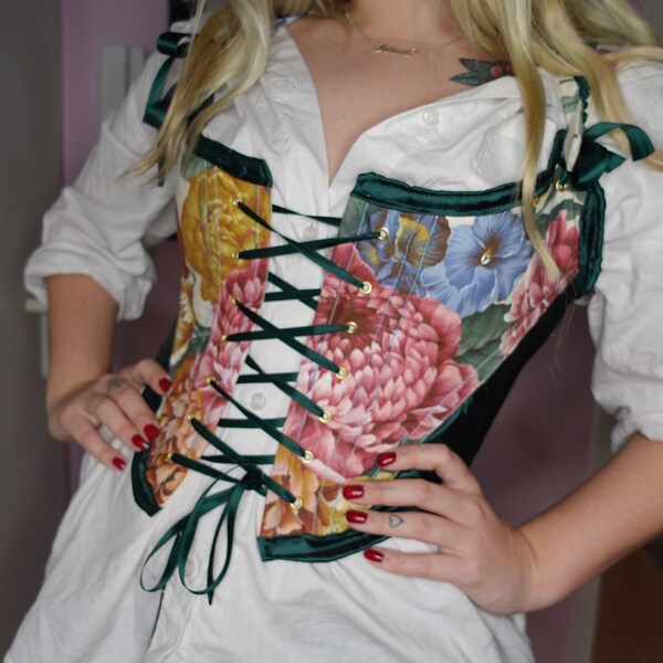 Trendy Front Fastening Corset Top Bustier Sizes 4-24 UK, US 1- 20 ...