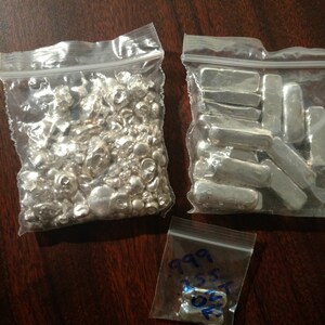 One Troy Ounce Pure Silver Shot .999 Silver Casting Grain Ships Fast - Etsy