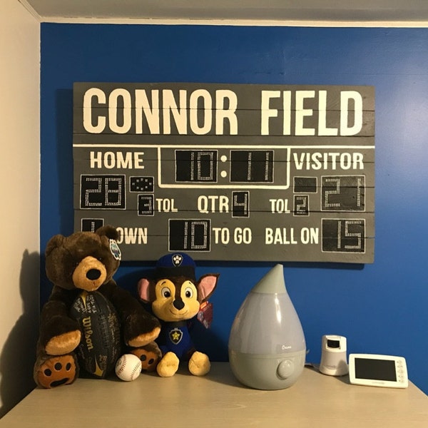 Football Scoreboard | All Sizes | Personalized Sports-themed Room ...