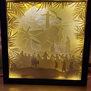 Holy Week, Cut File, 3D Shadow Box, SVG, PNG, Easter Gift, Easter ...
