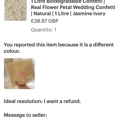 1 Litre Biodegradable Confetti Real Flower Petal Wedding Confetti ...