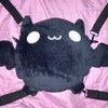 Cute Plush Bat Mini Crossbody Bag / Backpack New Higher Quality Straps ...