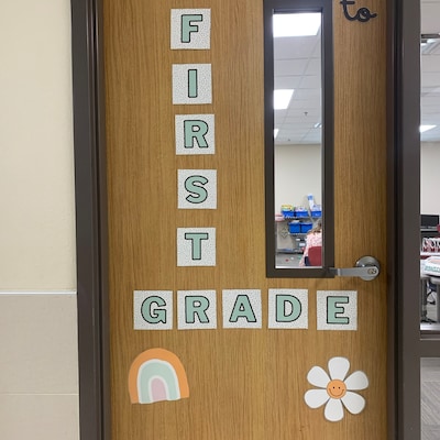 Groovy Boho Classroom Door Display - Etsy
