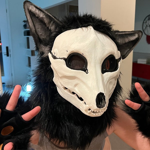 Wolf Skull Mask - Etsy