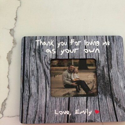 Step Dad Gift Frame Bonus Dad Gift Frame Bonus Dad Fathers Day Stepdad ...