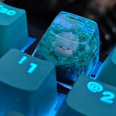 Artisan St.itc.h Keycaps, St.itc.h Anime Artisan Keycap, Custom Resin ...