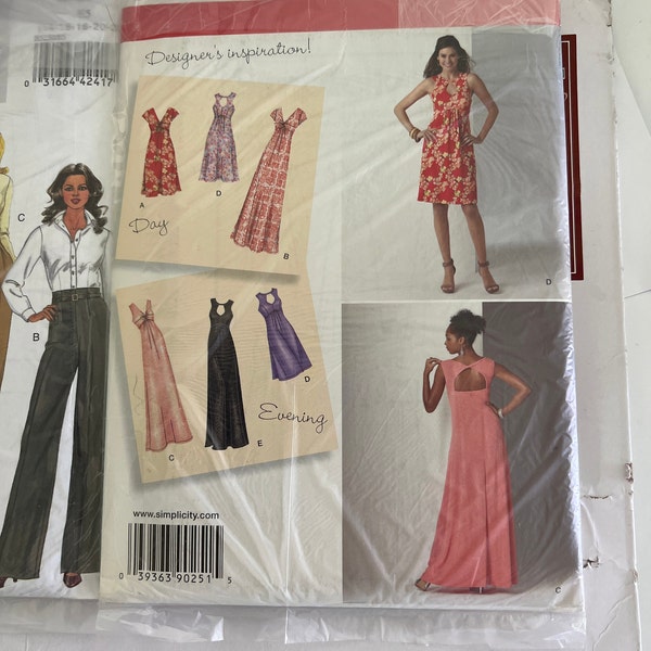 Butterick 3129 Ladies Ruched Front Swimsuit Sundress Long Cover up ...