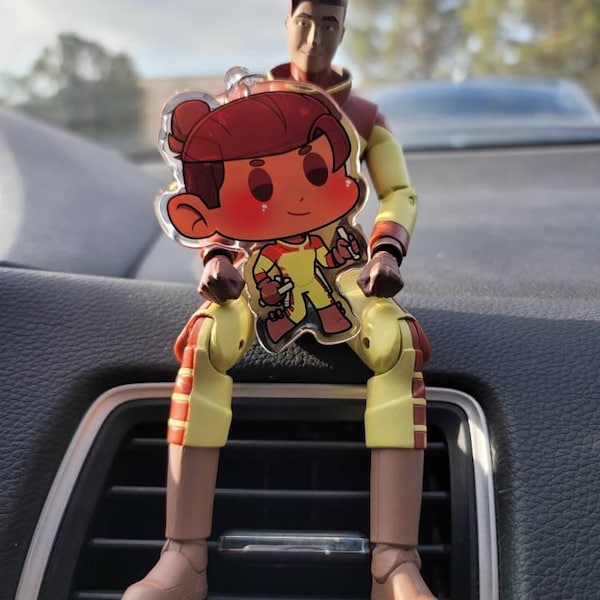 Invincible Epoxy Acrylic Chibi Keychains TV Comic Show - Etsy