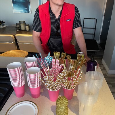 Easter Straws, Bunny Straws, Bunny Birthday, Easter Party, Easter Decor ...