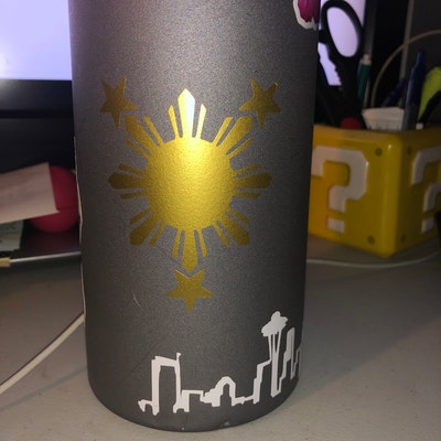 Philippines Flag Decal, Sun Sticker, Filipino Pinoy Pride, Car Window ...