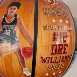 Custom Made Basketball-senior Basketball Gift Athletic - Etsy