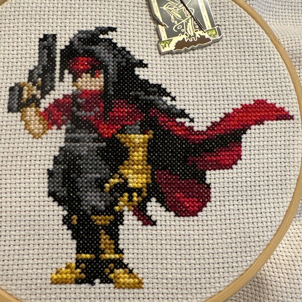 Final Fantasy Cross Stitch Pattern, Vincent Cross Stitch, Game Cross ...