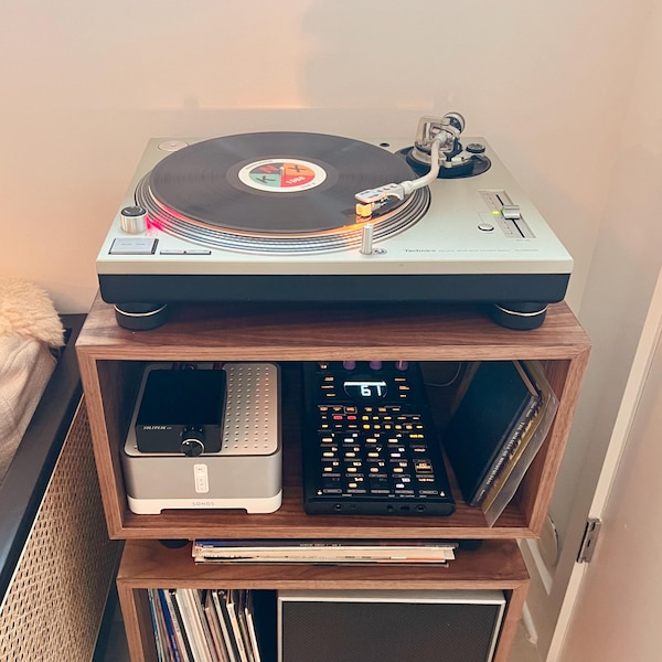 The Stack | Record Player Stand - Etsy
