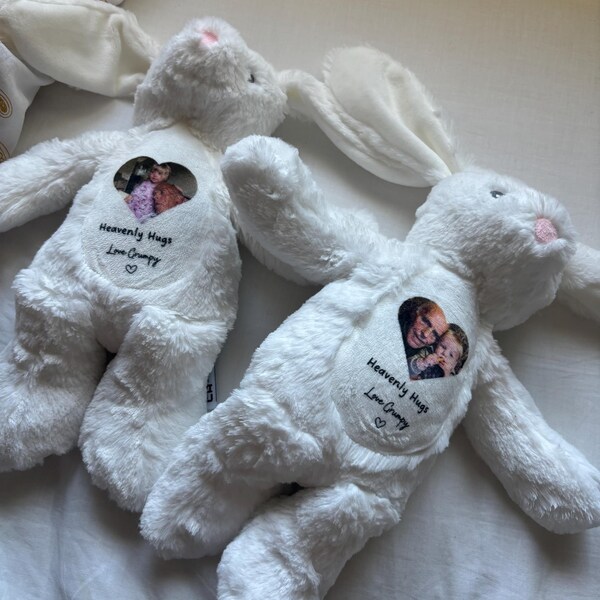 Memory Photo Teddy, in Memory Gift, Bereavement Gift ,memorial ...