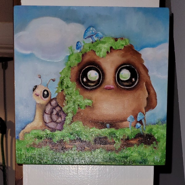 BASIL BEAST 5x7 PRINT of Original Watercolor/graphite by Furbeast ...