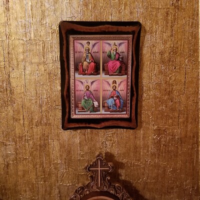 Tree of Jesse Handmade Wood Icon on Plaque Orthodox ,catholic, Roman ...