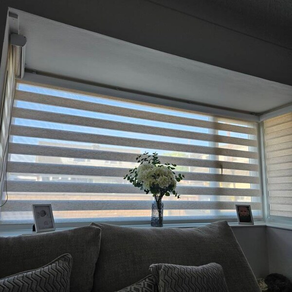 ZEBRA BLINDS Day and Night Blinds Window 150CM DROP, Easy Fix Zebra ...