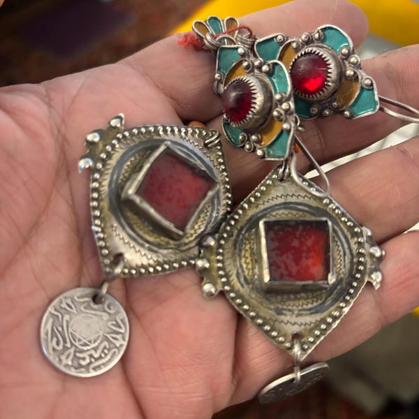 Antique Berber Silver Fibula From Southern Morocco. Ancient Berber ...