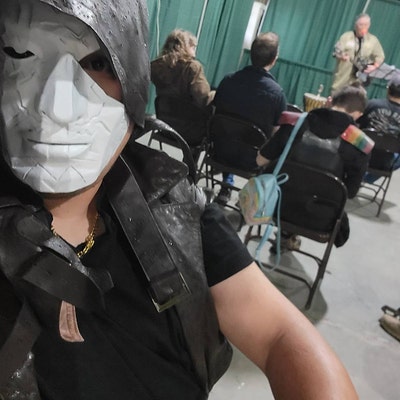 Wolf Mask Wolf Oni Berserk Menpo Mask Samurai Fenrir - Etsy