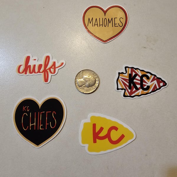 KC Chiefs Vinyl Decals | Kansas City Chiefs Vinyl Stickers | Arrowhead ...
