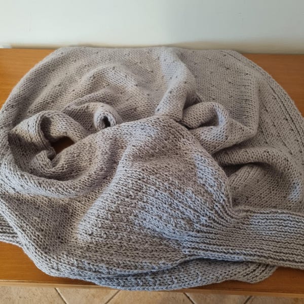 KNITTING PATTERN ** Snowfall Sweater Scarf, Scarf With Sleeves, Sneed ...